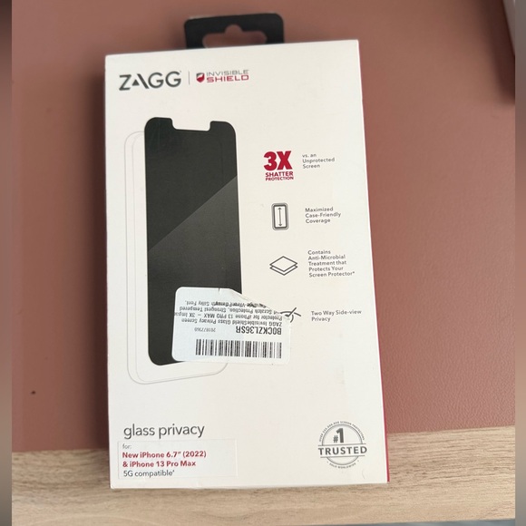 Cell Phones & Accessories | Zagg Invisible Shield Glass Privacy ...